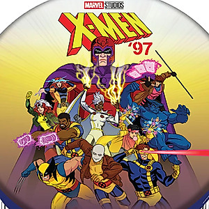 ARCADE1UP Adjustable Video Game Stool with Leg Extenders, X-Men -97