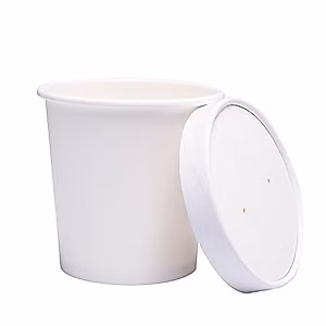 Belinlen 40 Count (16 oz) One - Pint Frozen Dessert Containers with Lids Ice Cream Cups with Lids