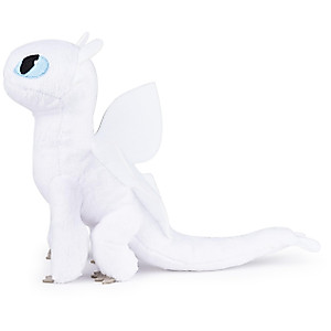 DreamWorks Dragons, Lightfury 8-inch Premium Plush Dragon, for Kids Aged 4 and Up