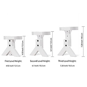 AOOIIN Adjustable Stand for Cricut Maker and Explore Air Series, Extra Legs Stand for Cricut Riser with Vinyl Roll Holder Rod for Cricut Accessories, Space Expansion and Organizer for Cricut Machine