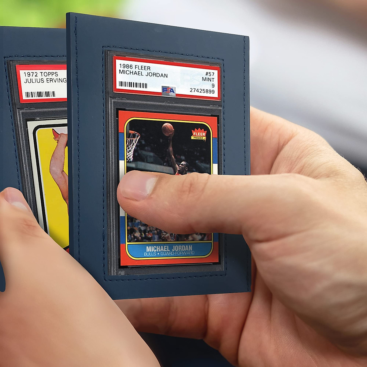 Cardkingpro - Graded Card UV Protection Sleeves Compatible with PSA, SGC, GAI, and BVG Cards, 10 Pack, Large Window