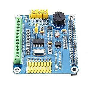 Davitu Motor Driver - High Accuracy AD/DA Expansion Board for Raspberry Pi A+/B+/2B/3B/3B+ Board