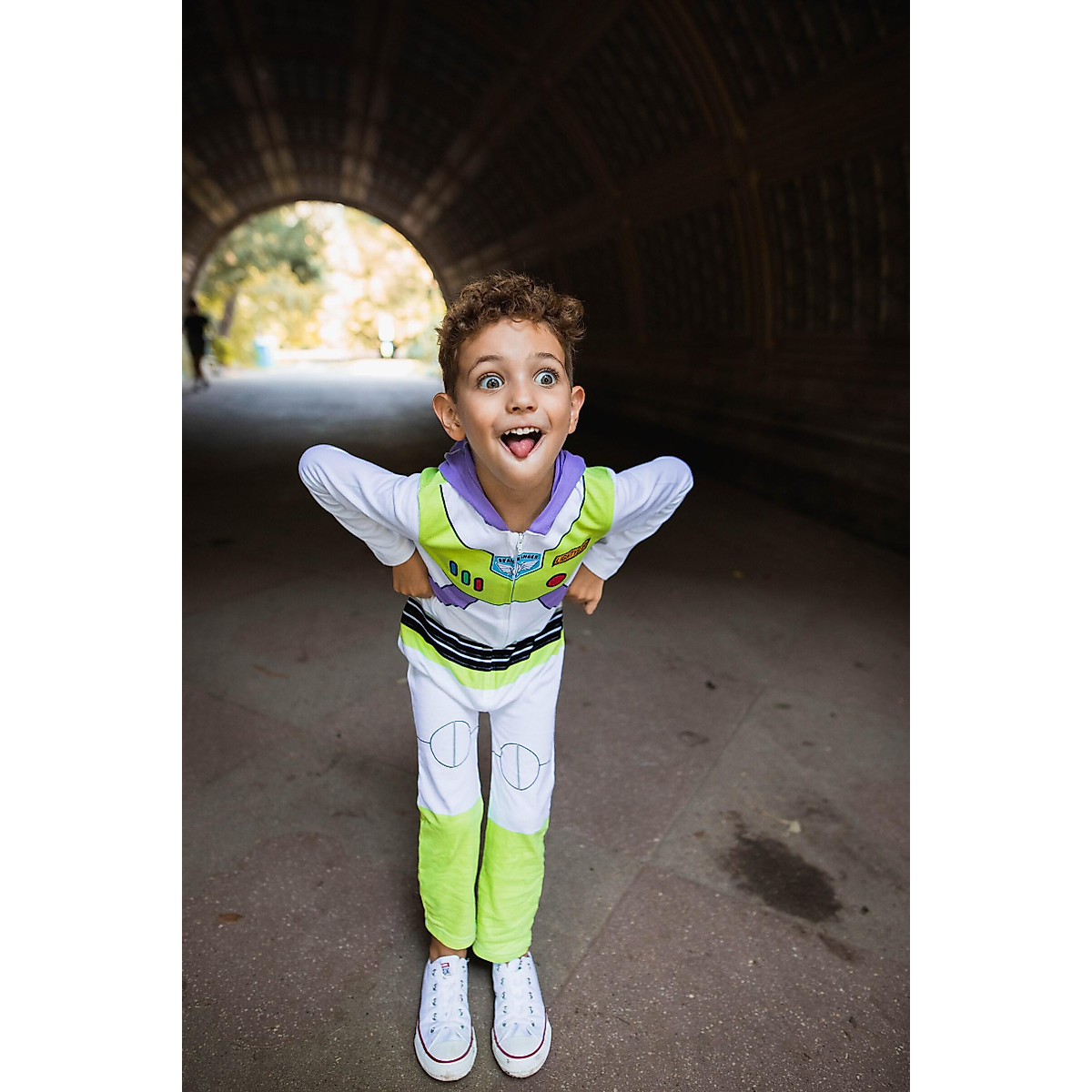 Disney Pixar Toy Story Buzz Lightyear Toddler Boys Zip Up Cosplay Coverall 2T