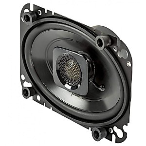 Polk Audio DB462 DB+ Series 4" x 6" Coaxial Speaker for Car & Marine, 2-Way Boat & Car Audio Speaker, 50-22kHz Frequency Response, Polypropylene Woofer Cone & 3/4" Silk Dome Tweeter, Easy Installation