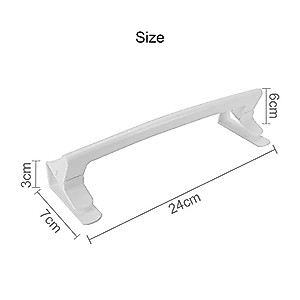 Modern Kitchen Over Cabinet Plastic Towel Bar Rack, Hang on Inside or Outside of Doors, Storage and Organization for Hand and Dish Towels, Rag(1pcs)