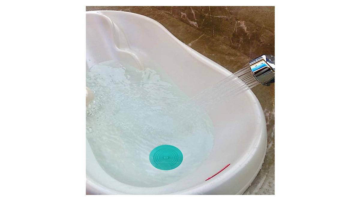 Tifanso 2 Pack 6-Inch Silicone Tub Stopper - Leak-Free Drain Cover