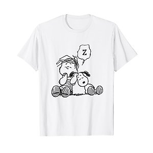 Peanuts - Linus Snoopy Snooze T-Shirt