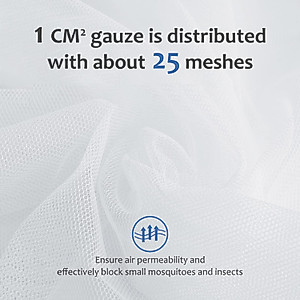 Mosquito Net for Bed,Pop UP Mosquito Net Tent Curtains, L79 x W71 x H59 inch for Twin Queen King Size Bed Tent,Folding Design with Net Bottom for Baby Adults Trip Mosquito Netting