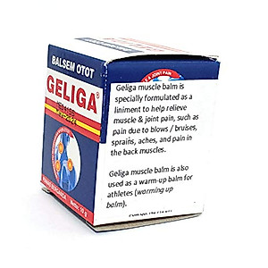 Geliga Muscular Balm Original Eagle Brand- 4 Bottle X 10g