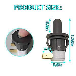 Refrigerator Door Switch DA34-00066C,Compatible with Samsung Refrigerator Light Switch, Replaces 2705488, AP5306252, PS4138763, Refrigerator Door Lock Switch