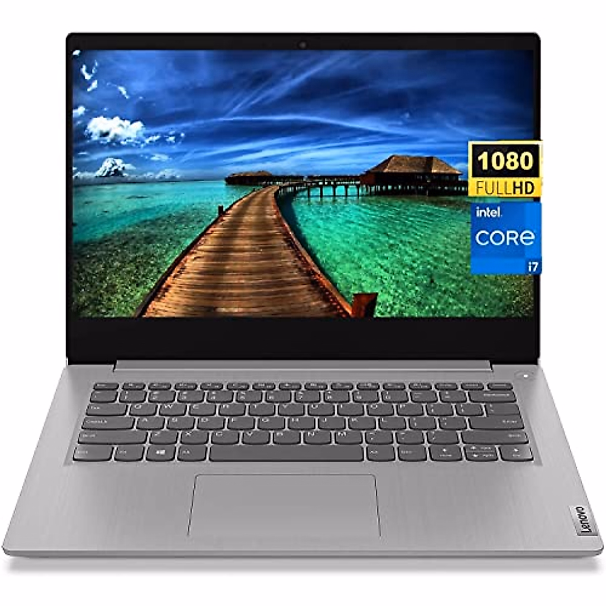 Lenovo IdeaPad 3 14" FHD Laptop, 11th Gen Intel 4-Core i7-1165G7 Processor, Intel Iris Xe Graphics, 8GB RAM 1TB SSD, Fingerprint Reader, Webcam, WiFi, Bluetooth, Windows 11 Home, Gray