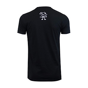 SCREENSHOTBRAND-S11024 Mens Hip-Hop Premium Hipster Tee Hustle Tongue Cartoon Character Print T-Shirt-Black-Small