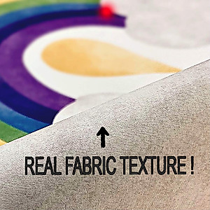 DECOWALL DW-1907 Colourful Crayons Kids Fabric Wall Stickers Wall Decals Peel and Stick Removable Wall Stickers for Kids Nursery Bedroom Living Room décor