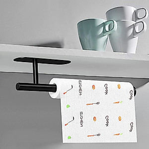 Paper Towel Holder Under-Cabinet and Wall-Mount - Both Available in Self Adhesive and Screws Paper Towel Holder for Kitchen, SUS304 Stainless Steel