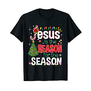 Christian Jesus The Reason Christmas Stocking Stuffer Gifts T-Shirt