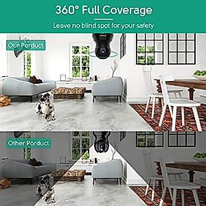 Pet Camera - TENVIS Pet Security Wireless Indoor Security Camera System w/Motion Detection, Two Way Audio, Enhanced Night Vision, Indoor Home Security Camera with MicroSD Slot, iOS/Android (2PCS)