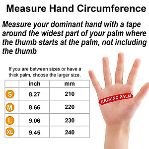 OZERO Winter Work Gloves, Cold Proof Deerskin Suede Leather Thermal Glove for Driving, Hiking, Working, Skiing, Water Resistant Windproof for Men Women, Denim-Black Medium