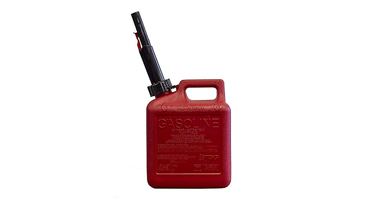 Quick-Flow Spout 1 Gallon Gasoline Can - Safe & Reliable