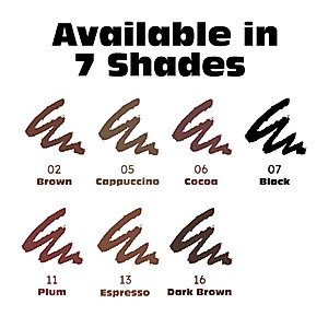 Ruby Kisses Auto Lip Liner Pencil, Long Lasting, Smooth Application Mechanical Lip Liner Pencil (Espresso)