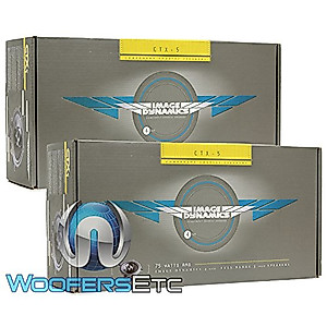 2 Sets of Image Dynamics CTX5 5.25" 150 Watts RMS 2-Way Speakers w/Silk Tweeters