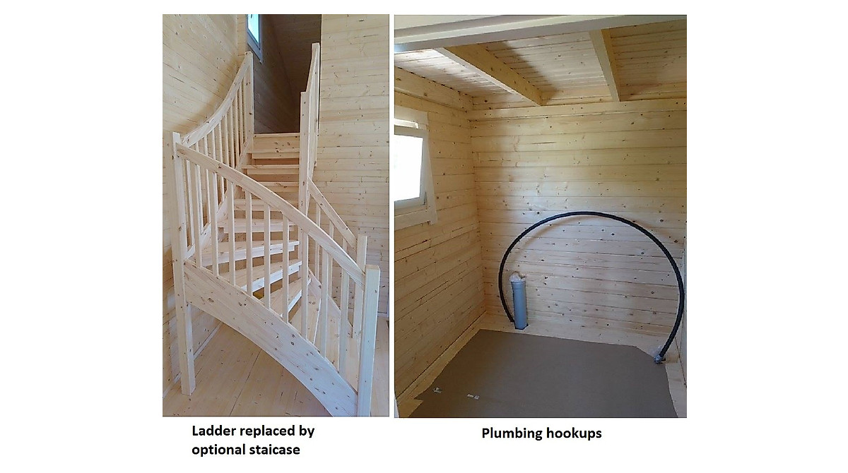 Allwood Avalon Cabin Kit - 540 SQF with Loft