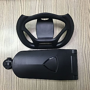 OSALADI Game Racing Wheel Simulator Handle Portable Racing Steering Wheel Stand with 4 Suction Cups Plastic Steering Wheel Compatible with Xbox Series, PC Gaming, Black