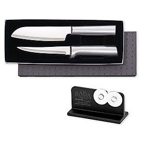 RADA Two Piece Knife Stainless Steel Cook’s Choice Gift Set With Knife Sharpener