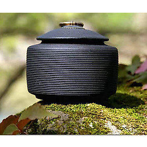 CredKity Ceramics Ashes Urn for Cats,Small Dogs and Human. Cat Urn, Small Dog Urn for Memorying Pets. Sharing Personal Ashes and Belongings with This Love Urn.