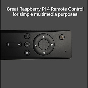 Argon IR Remote for Argon Raspberry Pi 4 Cases | with Programmable Buttons and Safe Shutdown | AAA Battery not Included