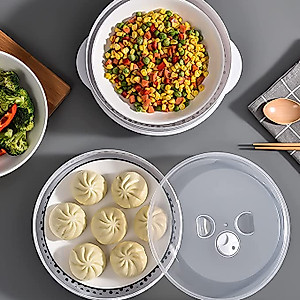 Bonilaan Microwave Steamer, BPA Free Kitchen Microwave Cooker, Microwave Cookware Steamer for Vegetables, Rice and Fish, 11X28 (OY-01)