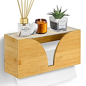 Paper Towel Dispenser, Folded Paper Towel Holder with Lid, Commercial C-Fold, Z-Fold, Trifold Hand Paper Towel Holder Dispenser for Bathroom and Kitchen, Wall Mount or Countertop for Multifold