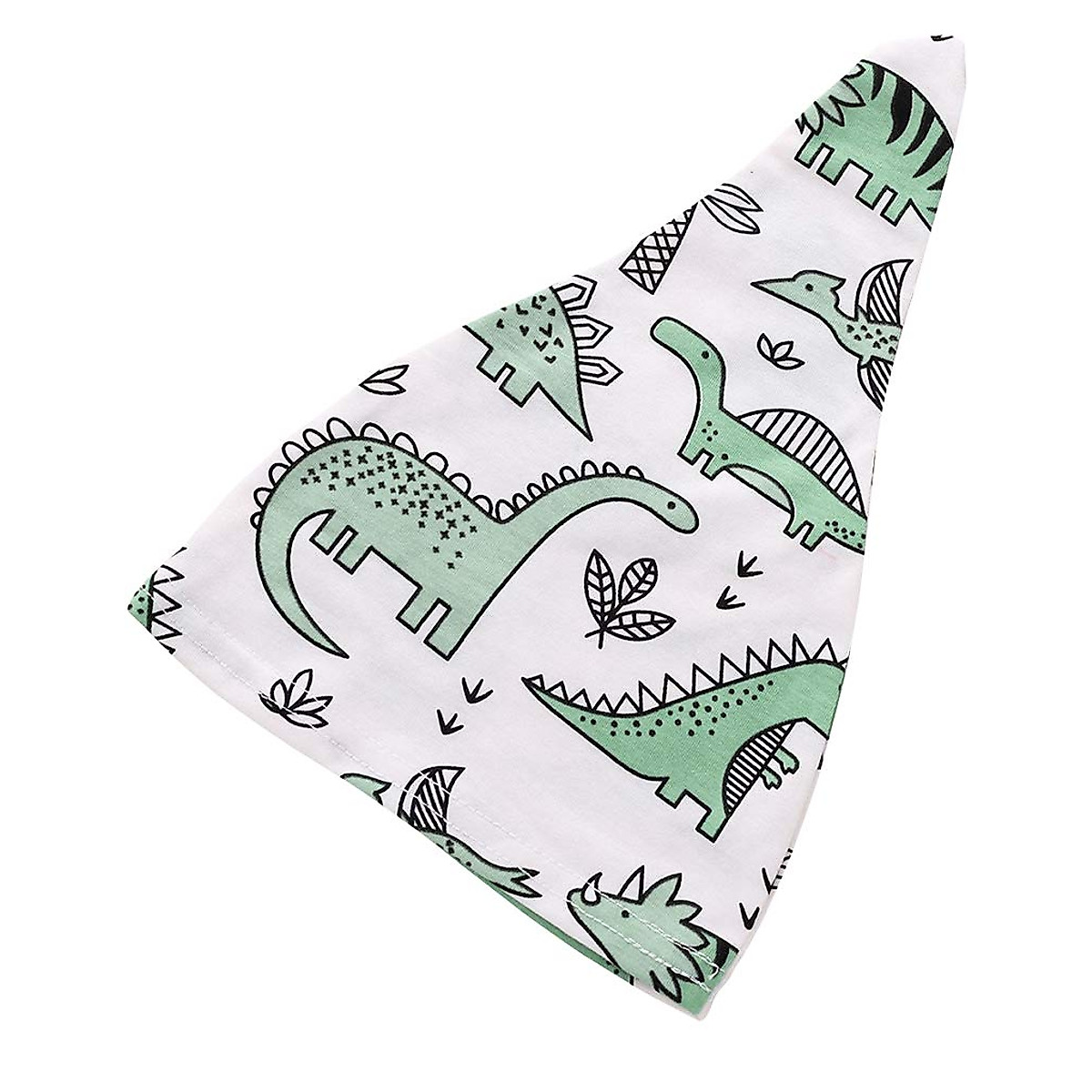 Unisex Baby Wearable Blanket with Hat Cap Cotton Sleeping Bag 2 Pcs Long Sleeve Nightgowns (Dinosaur, 0-6M)