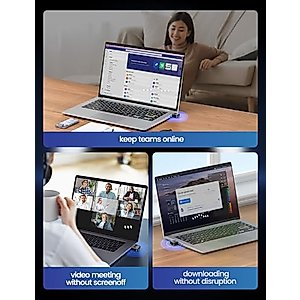 Meatanty Metal Tiny Mouse Jiggler, USB Mouse Mover Undetectable, Automatic Shaker with Separate Mode and ON/Off Buttons, Mouse Moving Device LED Screen, Wiggler Giggler Keep Computer/PC/Laptop Awake