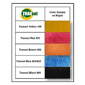 Wood Dye – Powdered Solvent 5 Color Kit – Wood Stain Kit (50 Grams)