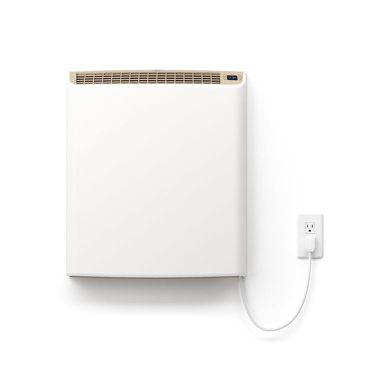 Smart EnviMAX 1000W Wi-fi Plug-in Electric Wall Heater - Energy Efficient Smart Heaters for Large Rooms - App Controlled Electric Heater with Thermal Shut Off Switch - Works with Alexa & Google Home