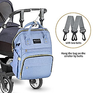 Mokaloo Diaper Bag Backpack, Large Baby Bag, Multi-functional Travel Back Pack, Anti-Water Maternity Nappy Bag Changing Bags