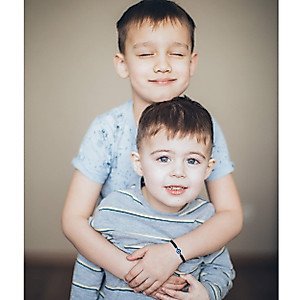 Jewanfix Evil Eye String Bracelets Handmade Black String Evil Eye Bracelet for Women Men Teen Girls Boys 2pcs