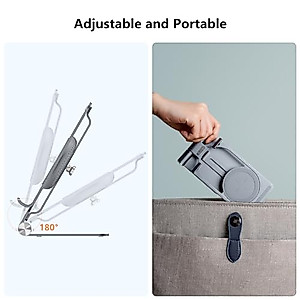 Nillkin Fast Wireless Charger Stand Adjustable - Qi Wireless Charging Stand for iPhone 15 14 13 12 pro max/Pro/Plus, Samsung Galaxy S23 S22 Ultra S21 Plus S20, Note 20/10+/9 and More, Gray