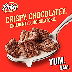 KIT KAT Chocolatey Cereal, Breakfast Cereal Made with Whole Grain, 11.5 oz
