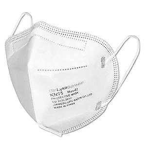 Lyka Distribution KN95 Face Masks - 50 Pack - 5 Layer Protection Breathable Face Mask - Filtration>95% with Comfortable Elastic Ear Loop | Non-Woven Polypropylene Fabric