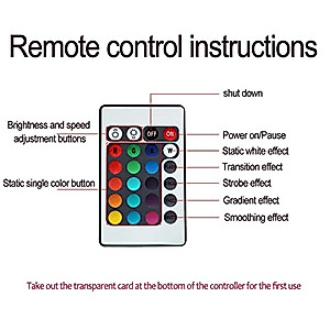 LED Ring Fountain Light - LED Beam Spotlight, Recessed Spotlight Underwater Pool Spotlight Led RGB with Remote Control Waterproof IP68 Stainless Steel for Garden, Swimming Pool