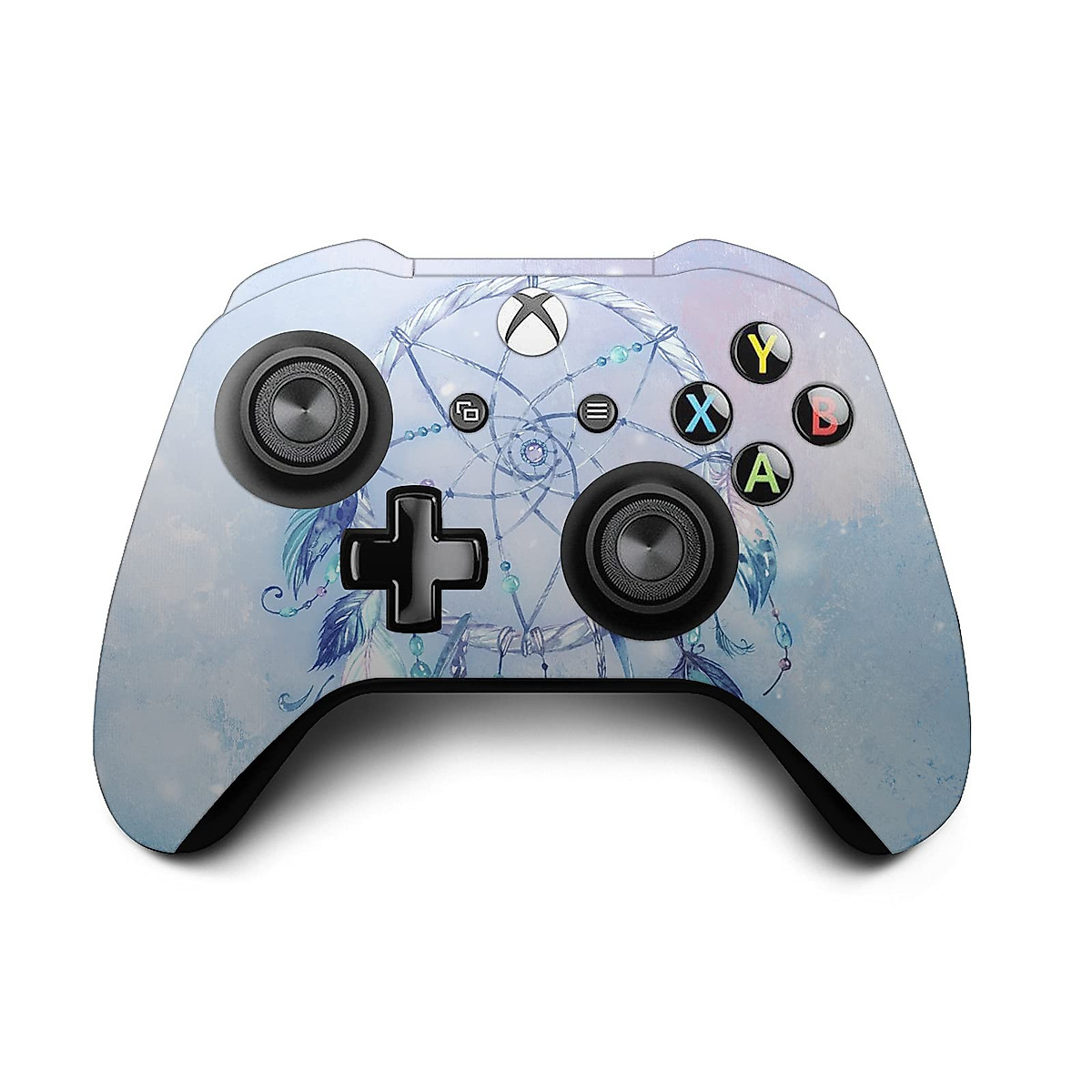 Head Case Designs Officially Licensed Simone Gatterwe Blue Dreamcatcher Art Mix Vinyl Sticker Gaming Skin Decal Cover Compatible With Xbox One S Console and Controller Bundle