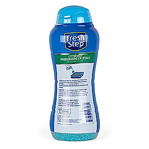 Fresh Step Cat Litter Crystals, Cat Litter Box Deodorizer Product for All Cats, Combats Cat Odors and Neutralizes Smells, Summer Breeze Scent, 15 Oz -(Pack of 1)