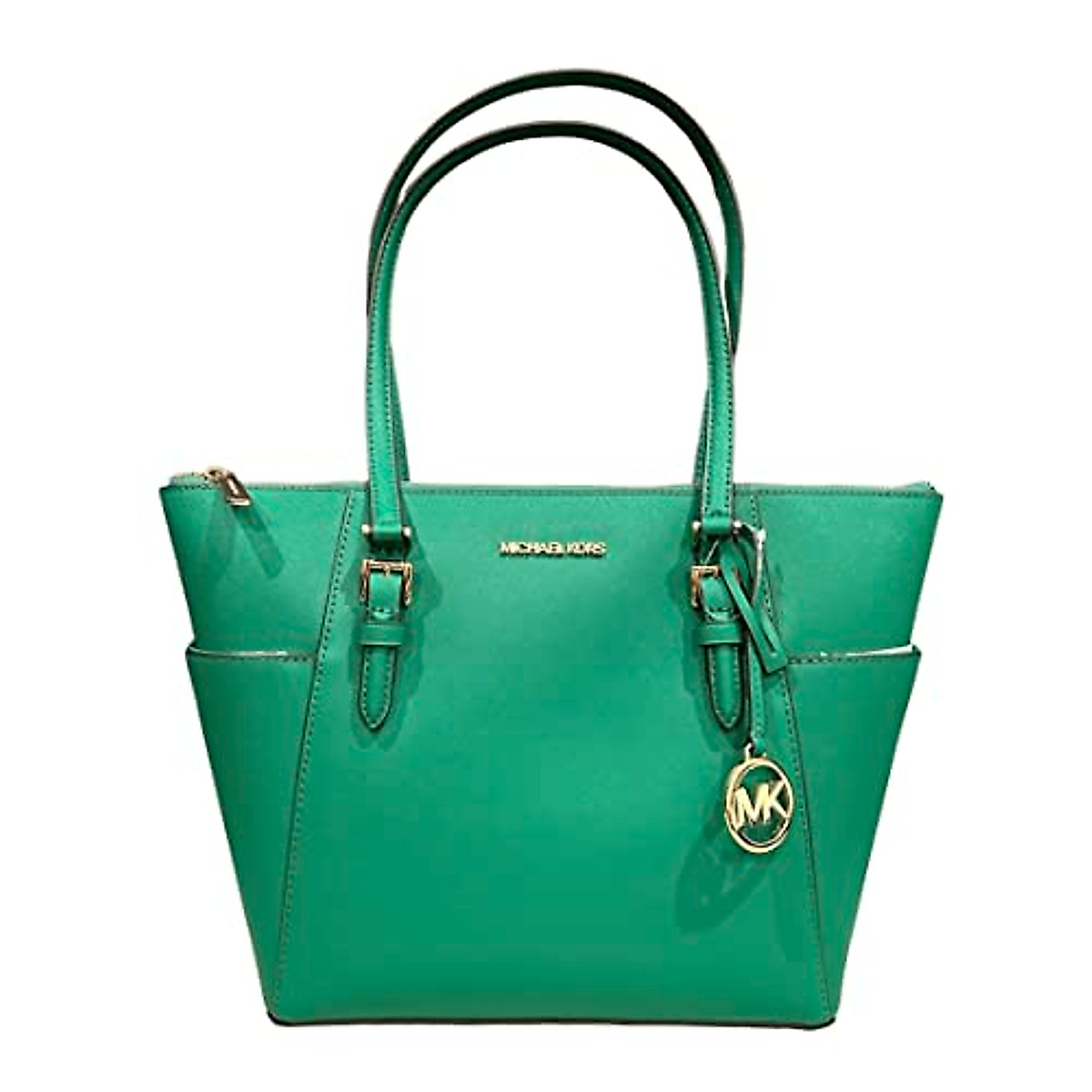 Michael Kors Charlotte Large Top Zip Tote (Palmetto Green)