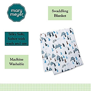 Lulujo Baby 100% Cotton Muslin Swaddle Blanket, 47 x 47-Inches, Mountain Top