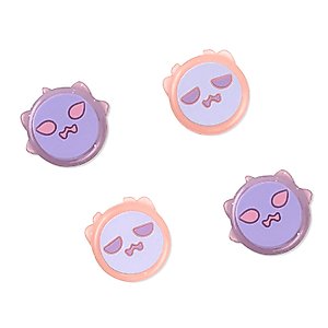 GeekShare Halloween Greedy Ghost Thumb Grip Caps Soft Silicone Joystick Cover Compatible with Nintendo Switch/OLED/Switch Lite,4PCS