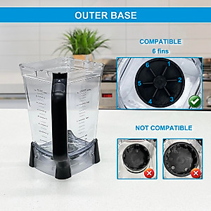 Blender Parts for Ninja 72 oz (9 Cups) XL Pitcher BL610 BL710