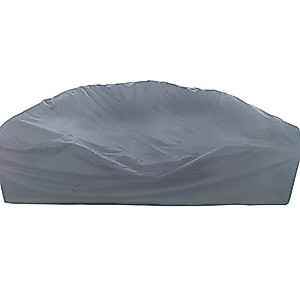 SOLAURA Patio Furniture Set Waterproof Covers Outdoor Sofa Set Covers Modern Conversation Sectional Half-Moon Sofa Set Protection Covers