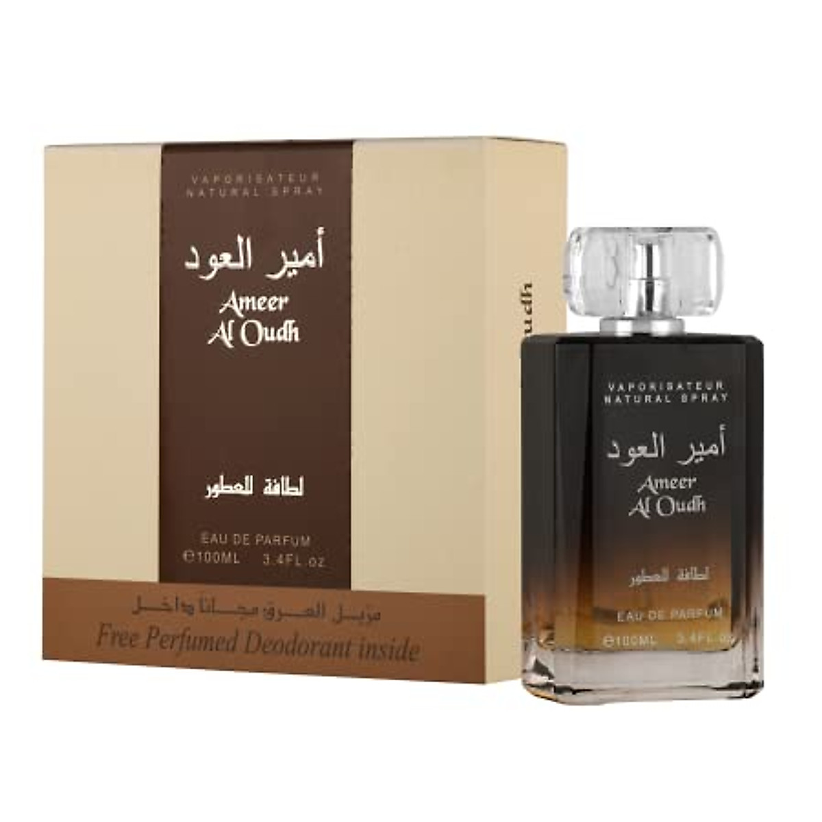 Lattafa Perfumes Collection |Ameer Al Oud Intense Oud & Ameer Al Oudh |EDP-100ML-3.4Oz| Woody, Sweet Oud, Bukhoor |Oriental Perfum. (xtra value pack)