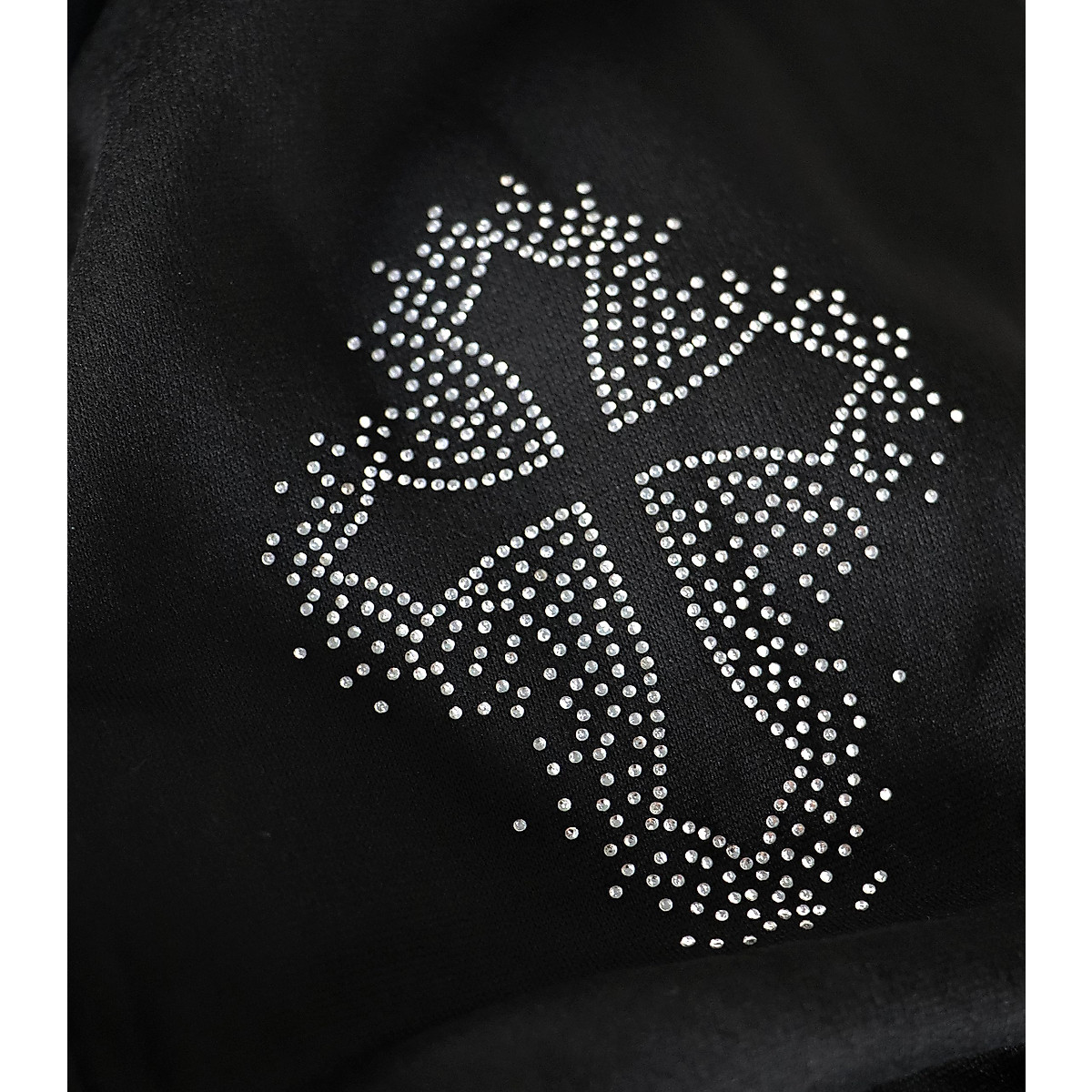 NECHARIY2K Cross Rhinestone Hoodie Women's Full Zip Up Over Face vintage Jacket Pullover Aesthetics Oversized Sweatshirt